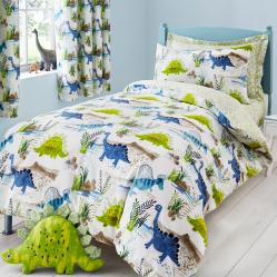 dunelm reversible dinosaur duvet cover and pillowcase