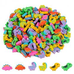 200 x Mini Dinosaur Erasers - Bulk Pack