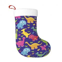 Cute Cartoon Dinosaur Xmas Stocking - Elmain