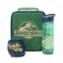 jurassic world lunch bag with bottle and snack pot